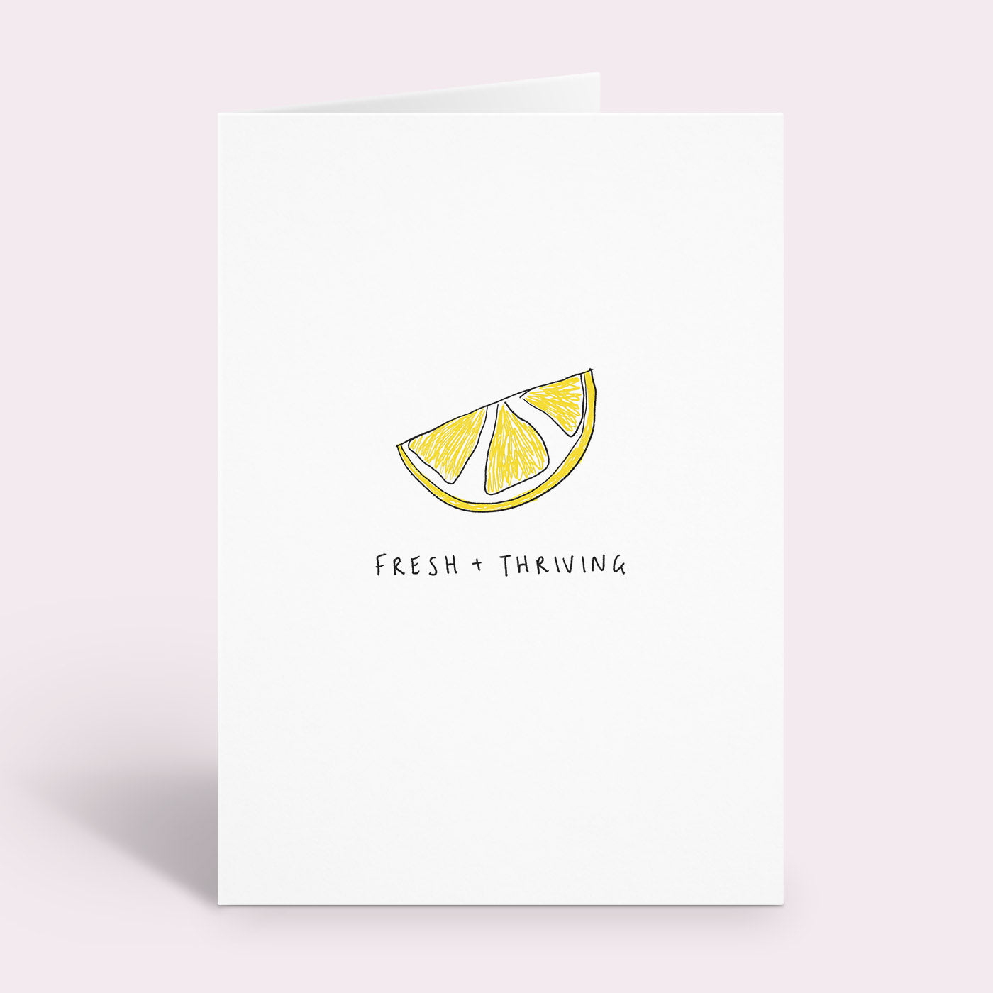 Fresh + Thriving Lemon Card | Fab Gab